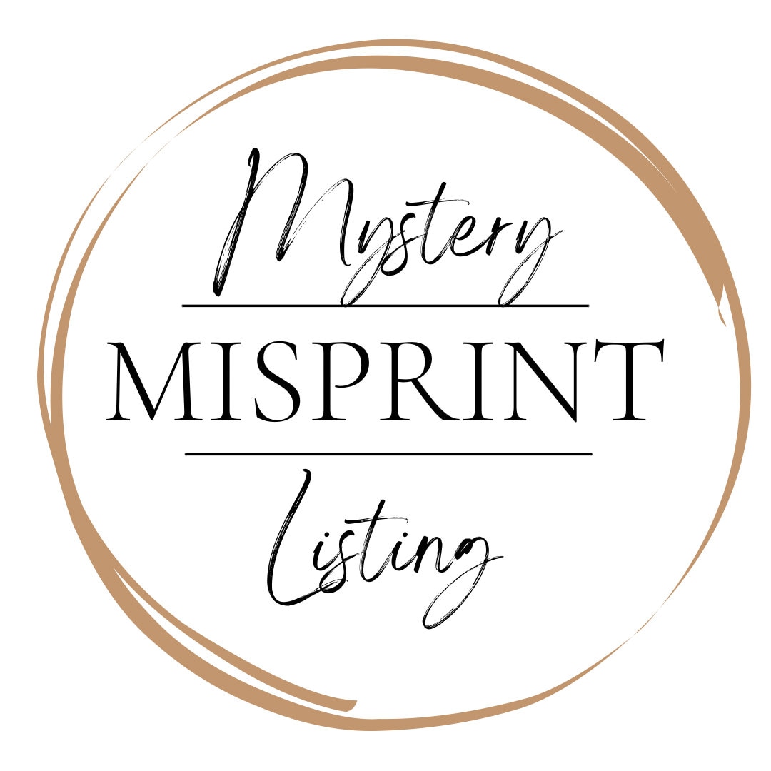 Mystery Misprint | Sale Items | Misprinted Items - Etsy