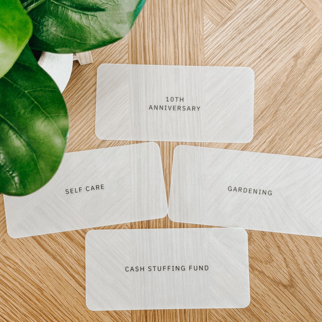 A6 (personal) | Custom Category Envelope Inserts/placeholders - Etsy