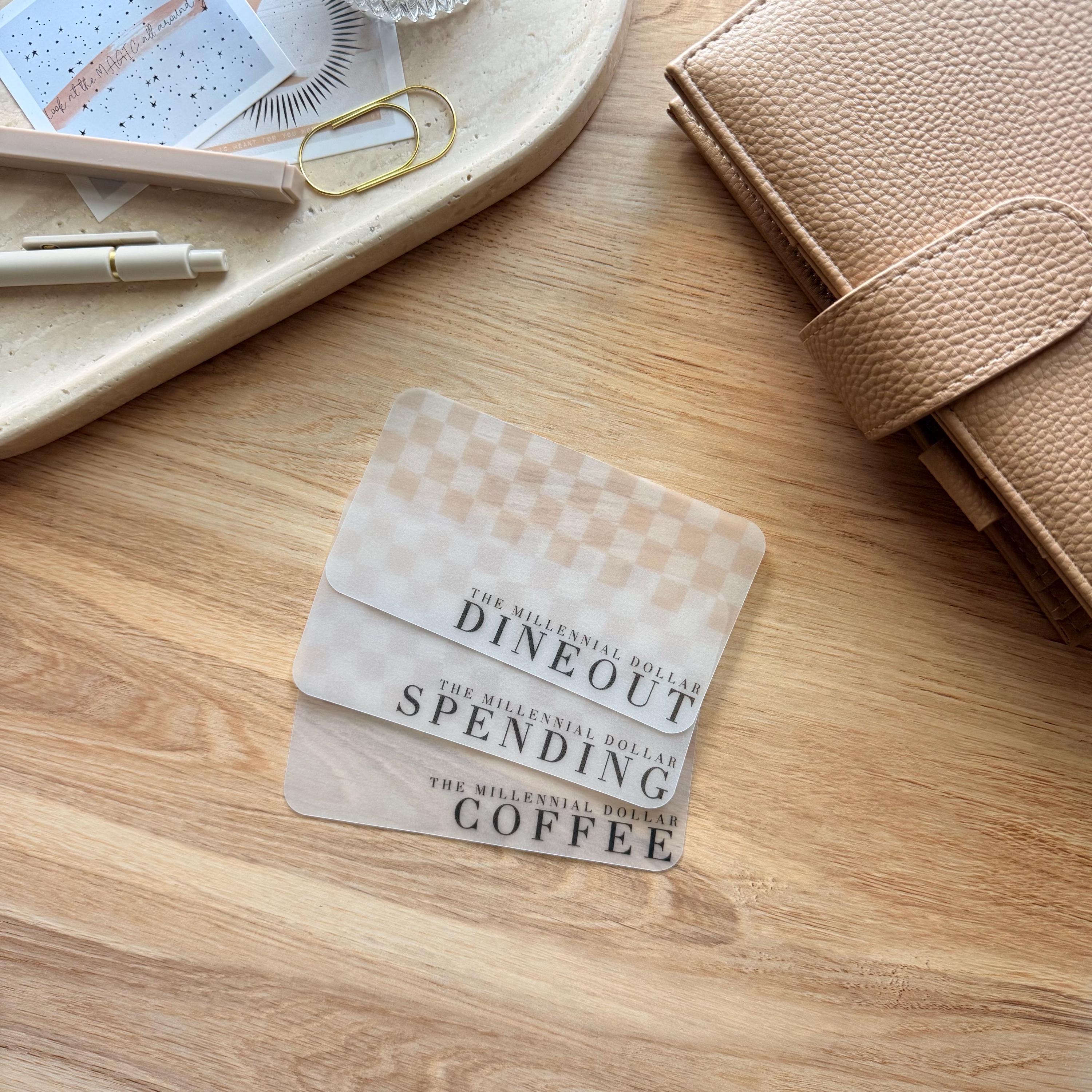 A7 Checkered Inserts | CUSTOM Category Envelope Inserts Placeholders ...