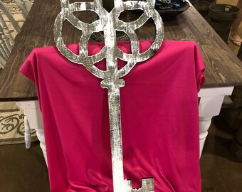 Wooden skeleton key | Etsy