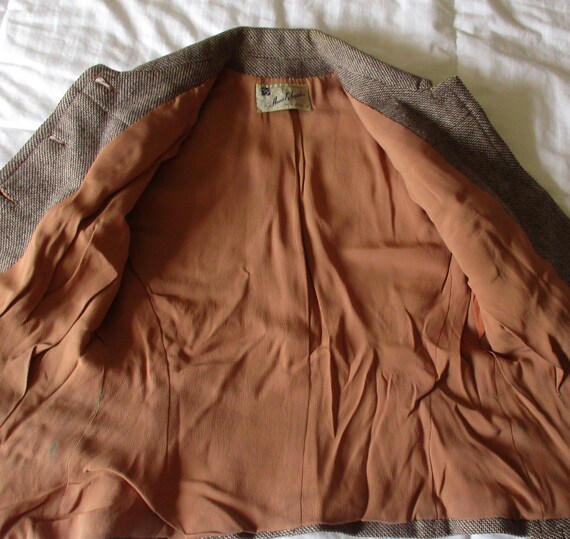 Womens suit,Womens vintage 40s Anna Lapides brand, br… - Gem
