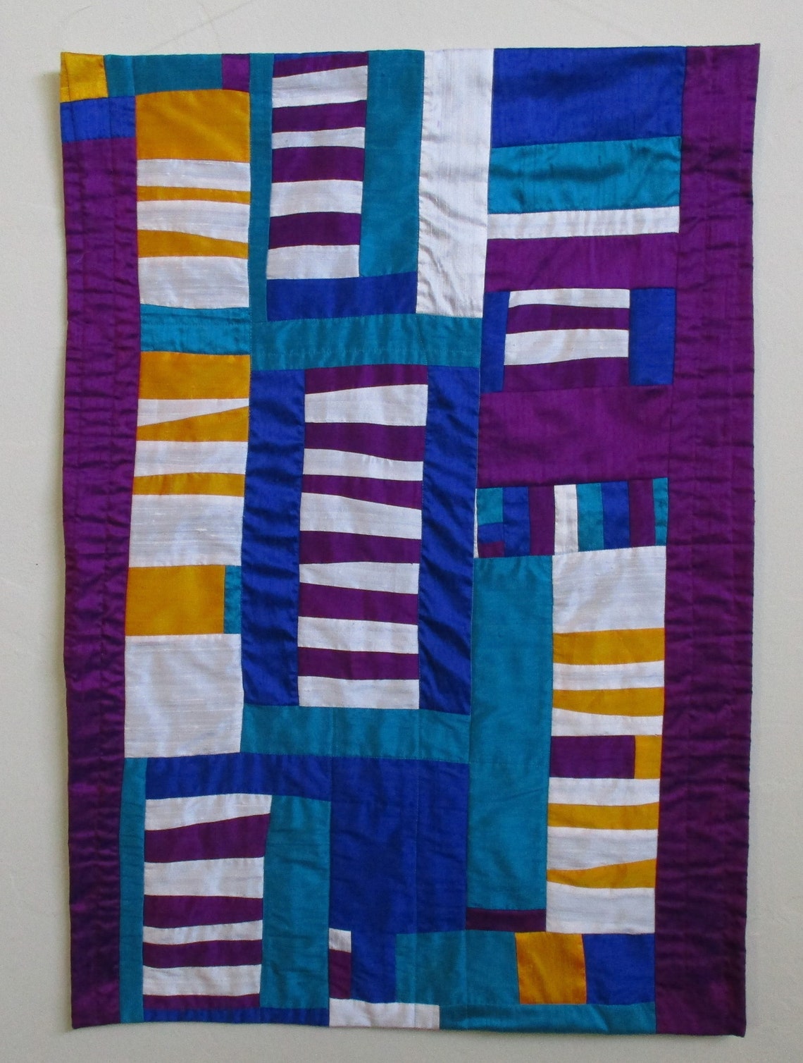 Original,abstract Pop Art Style Fabric Art Quilt,modern Wall Decor,wall ...