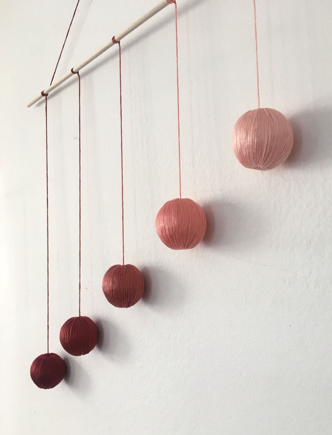 Montessori Gobbi Mobile - Pink - Etsy