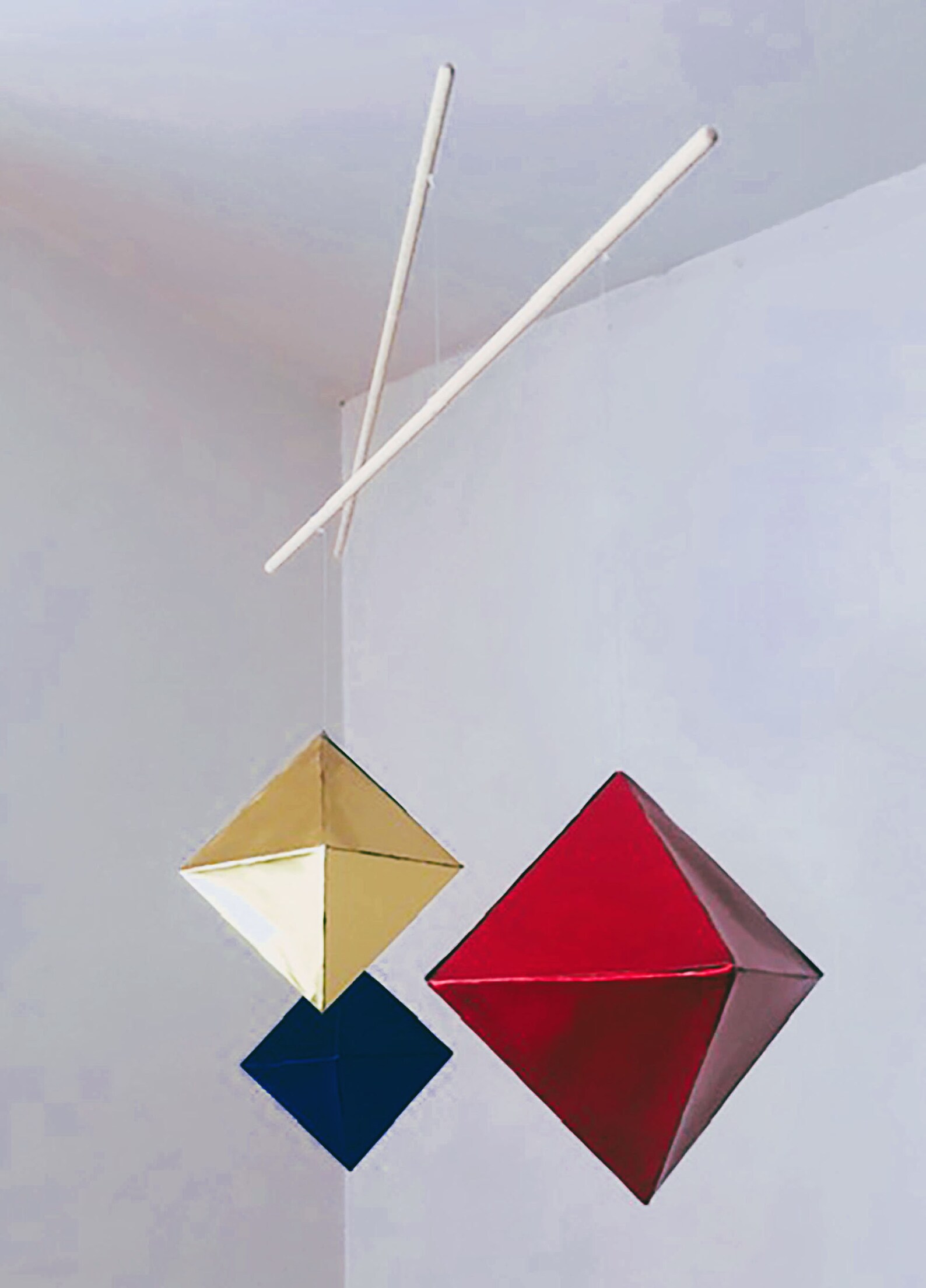 Montessori Octahedron Mobile - Etsy