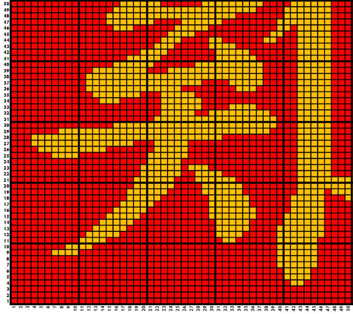 PATTERN Chinese Zodiac Graph - Etsy