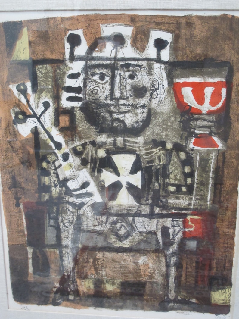 ANTONI CLAVE Signed Limited Edition Hand Colored Lithograph King Print ...
