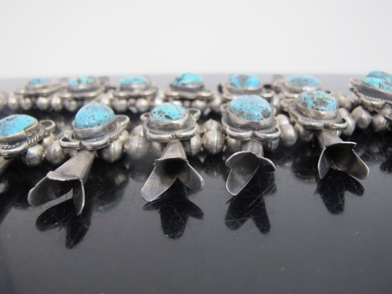 Large Heavy NAVAJO Native Sterling Silver Turquoise S… - Gem