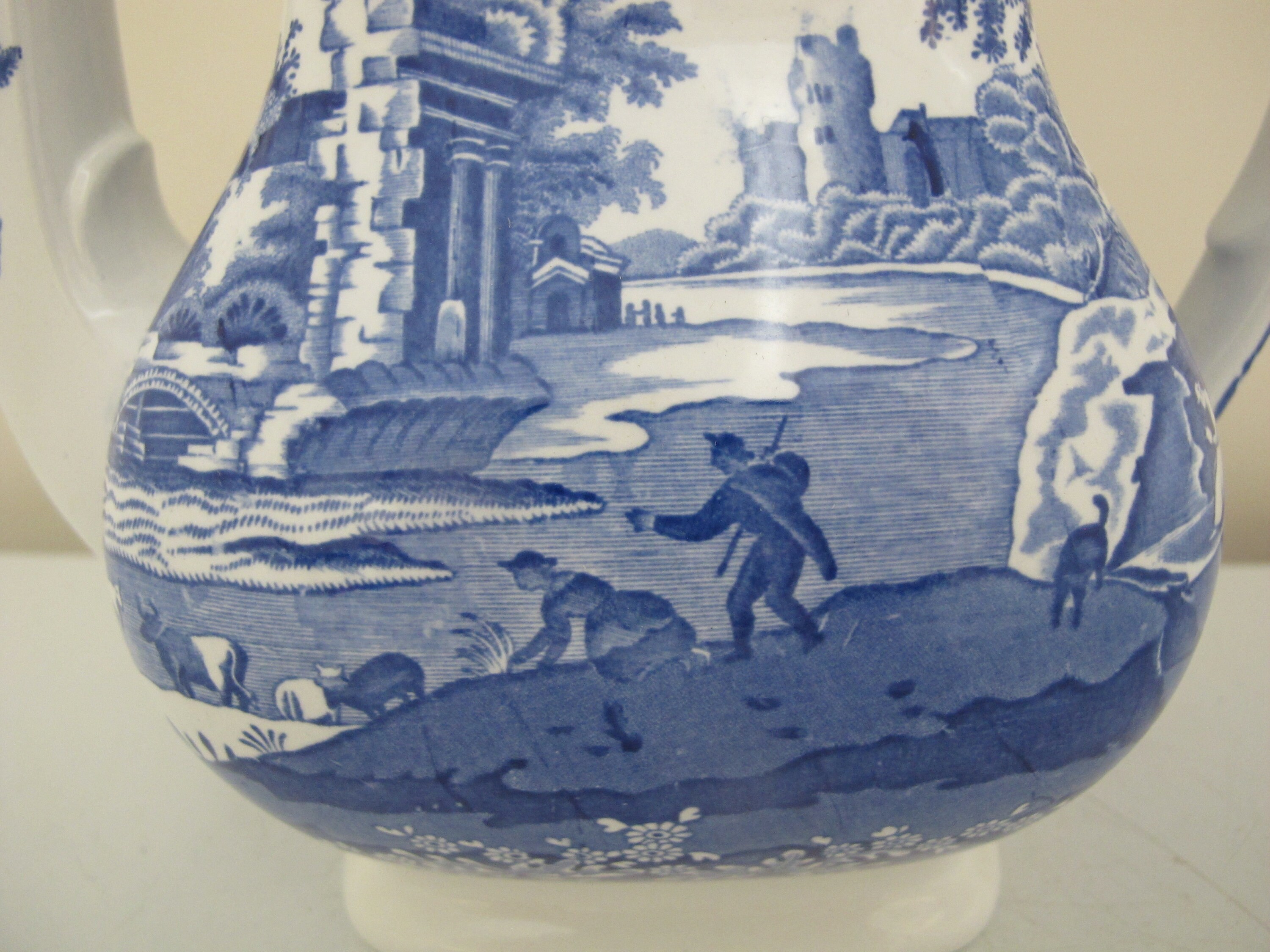 SPODE England C1816 Cobalt Blue Hand Painted ITALIAN 9 Coffee Pot - Etsy