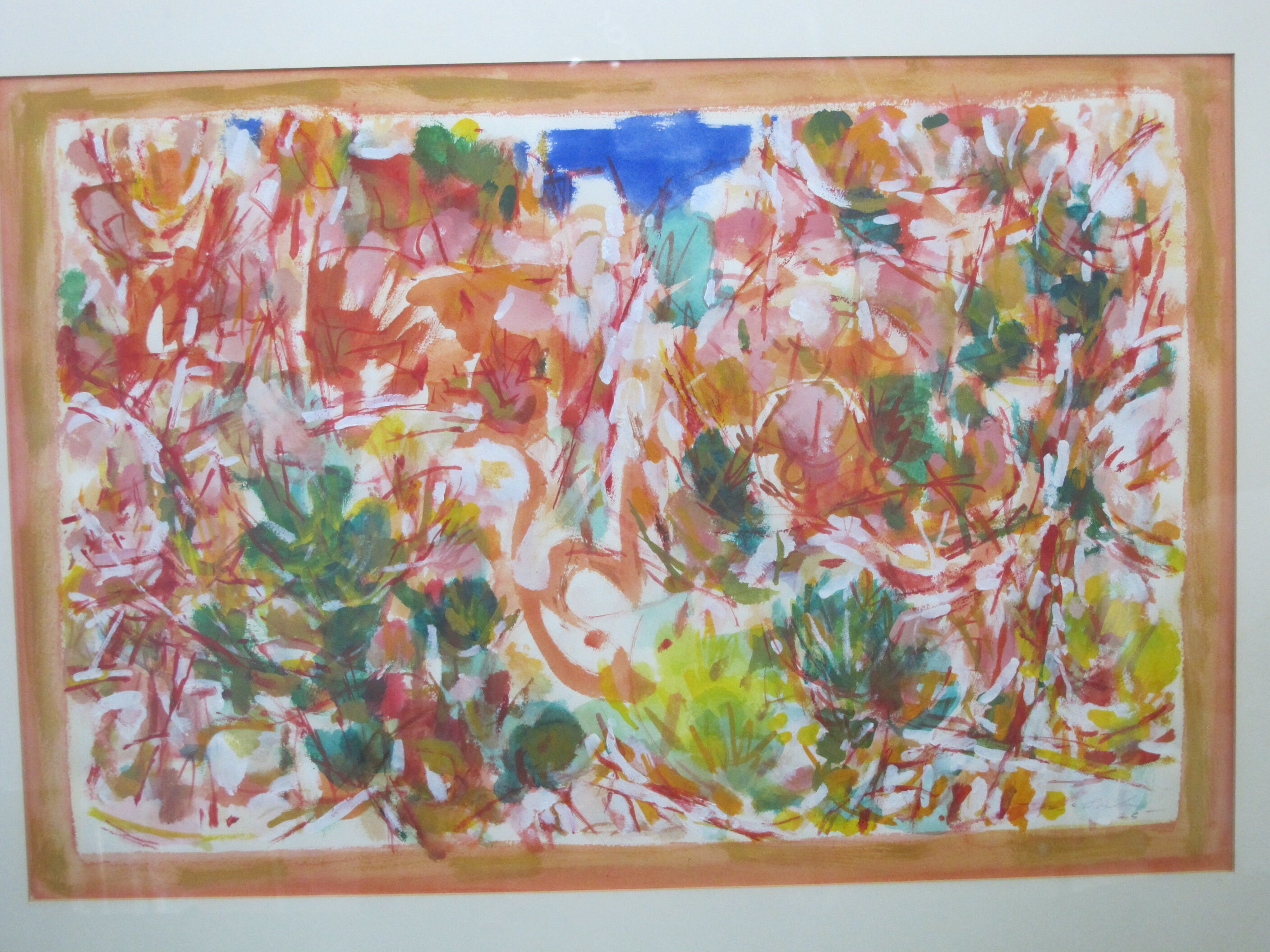 David Mccosh Signed Abstract Watercolor Painting on Paper RED - Etsy