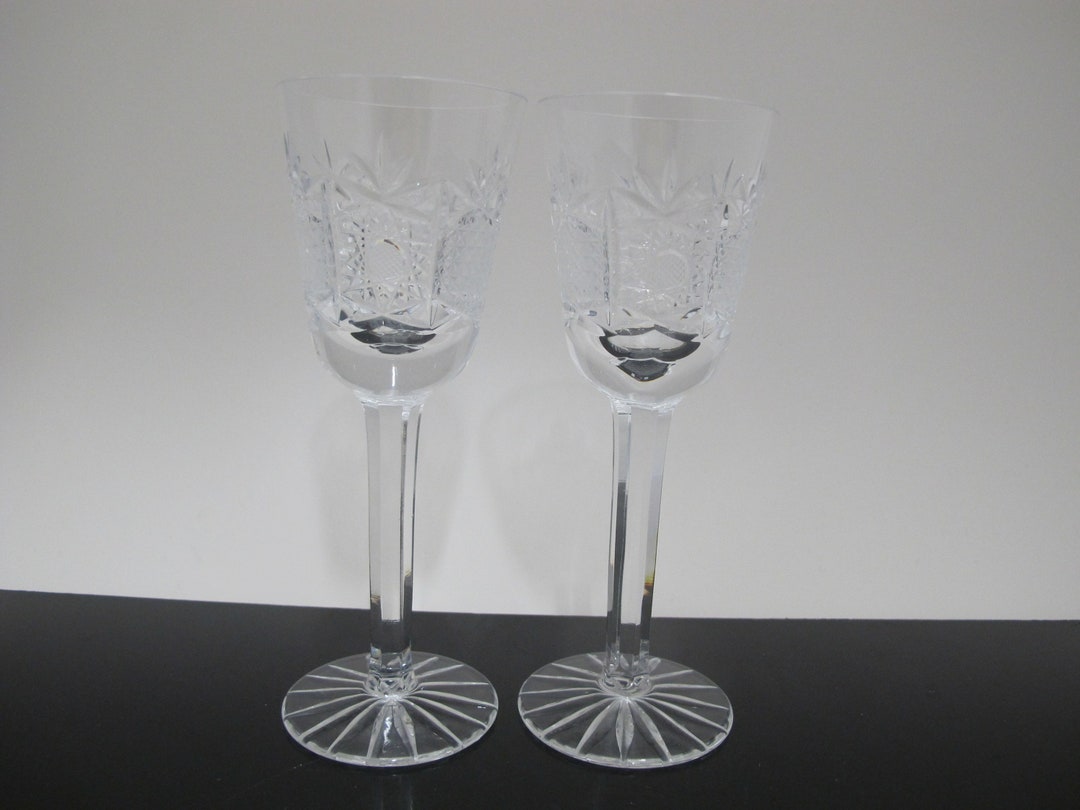 Vintage PINEAPPLE Cut Crystal Stemware WINE Glass Set of 2 - Etsy