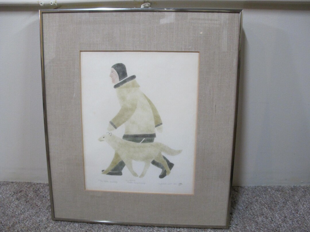 Kadlu ANGUTIKJUAQ Clyde River Canada Inuit Signed Limited Ed Print MAN ...