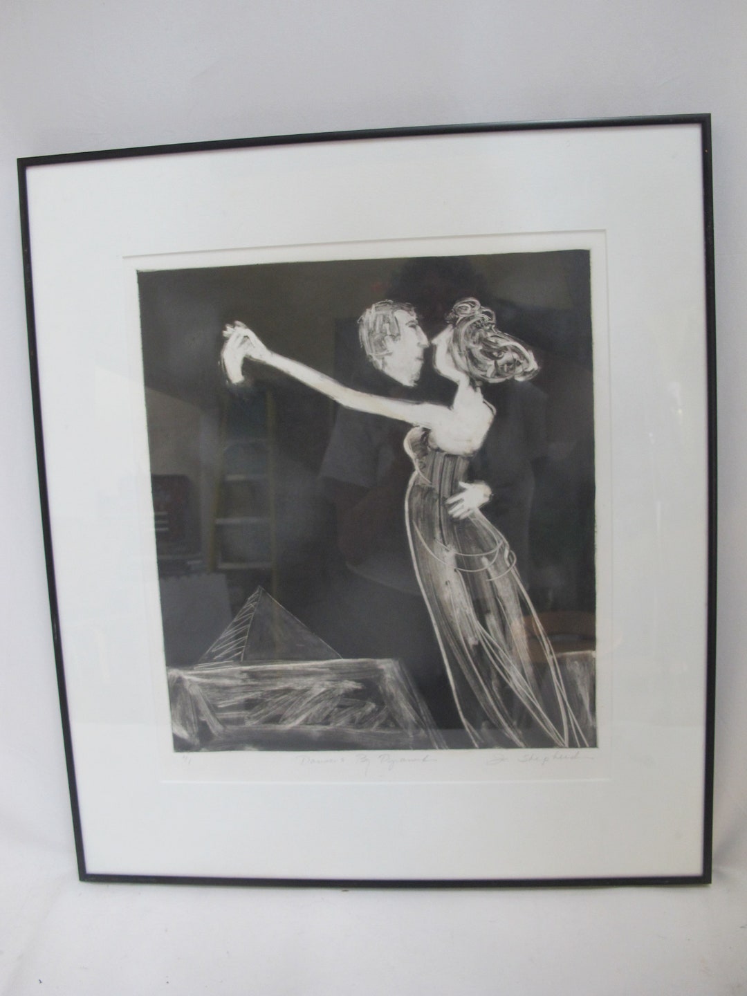 Irana Roni SHEPHERD Signed Framed Mono Print DANCERS by PYRAMID - Etsy