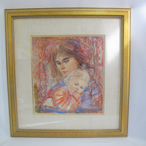 Edna Hibel Mother and Child Print - Etsy