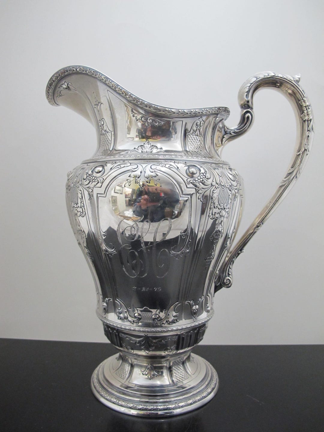 DOMINICK & HAFF English Sterling Silver REPOUSSE Hand Chased Pattern 40 ...