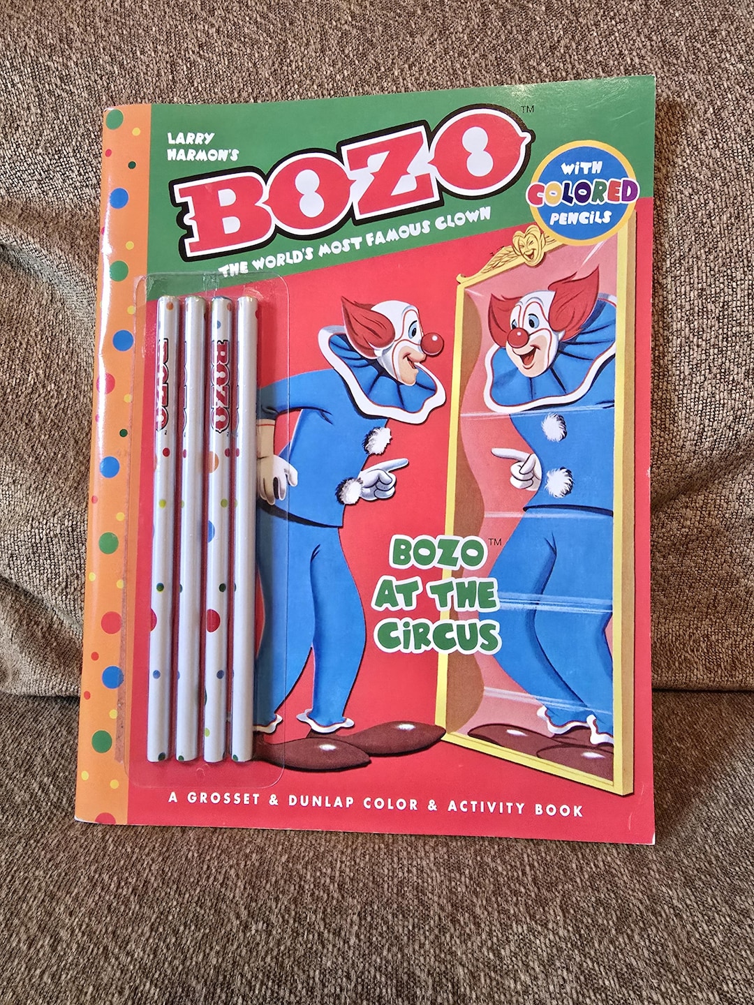 Vintage Bozo Coloring and Activity Book - Etsy