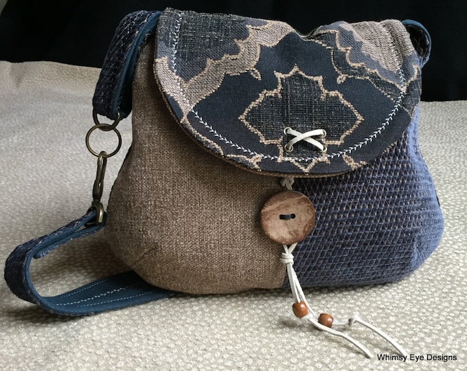 UPCYCLED HANDBAG - OOAK Shoulder Bag - Medium Purse - Upcycled ...