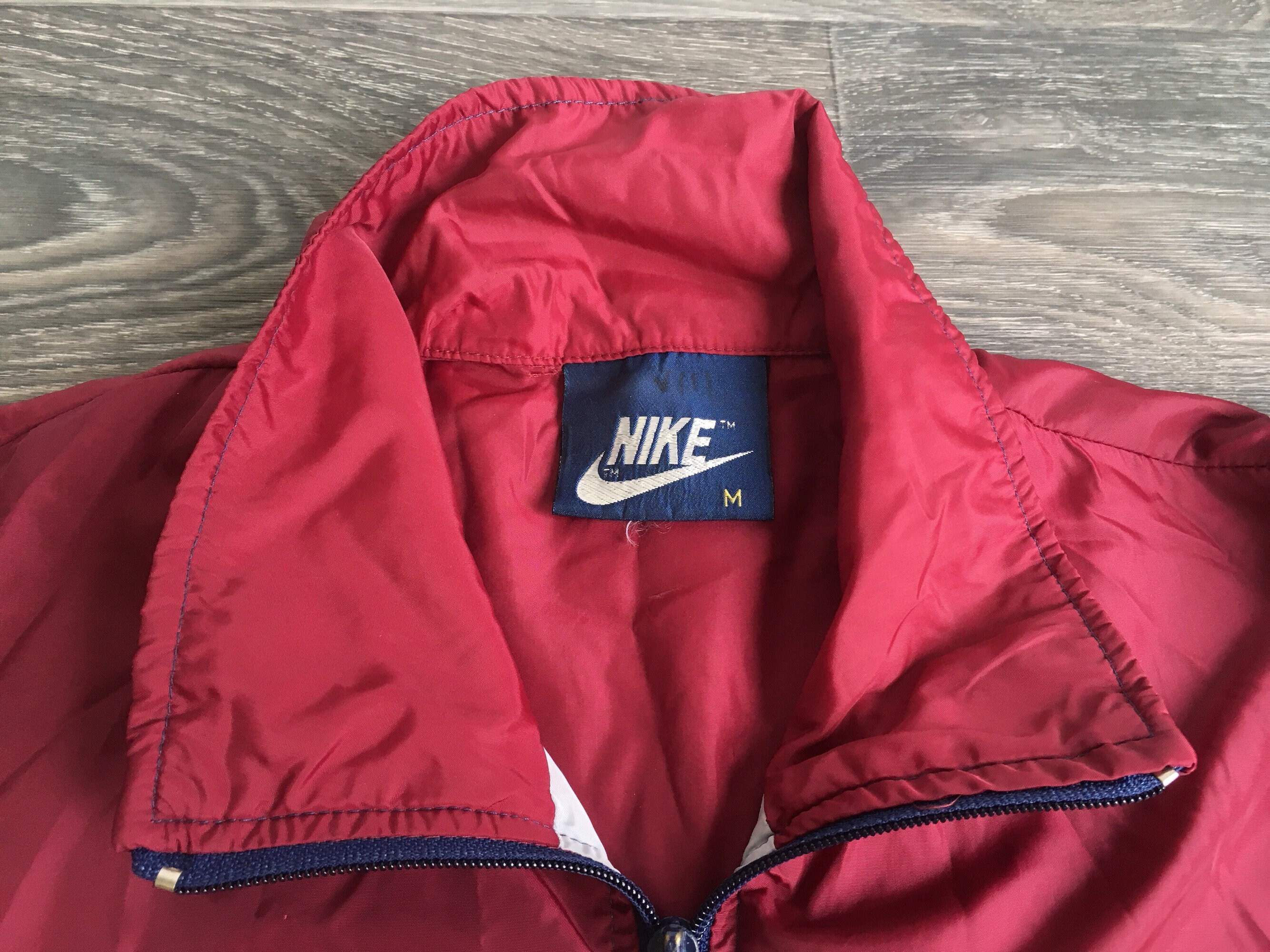 Vintage NIKE WINDBREAKER Jacket 1984 / Hood to Coast Relay Race 80's ...