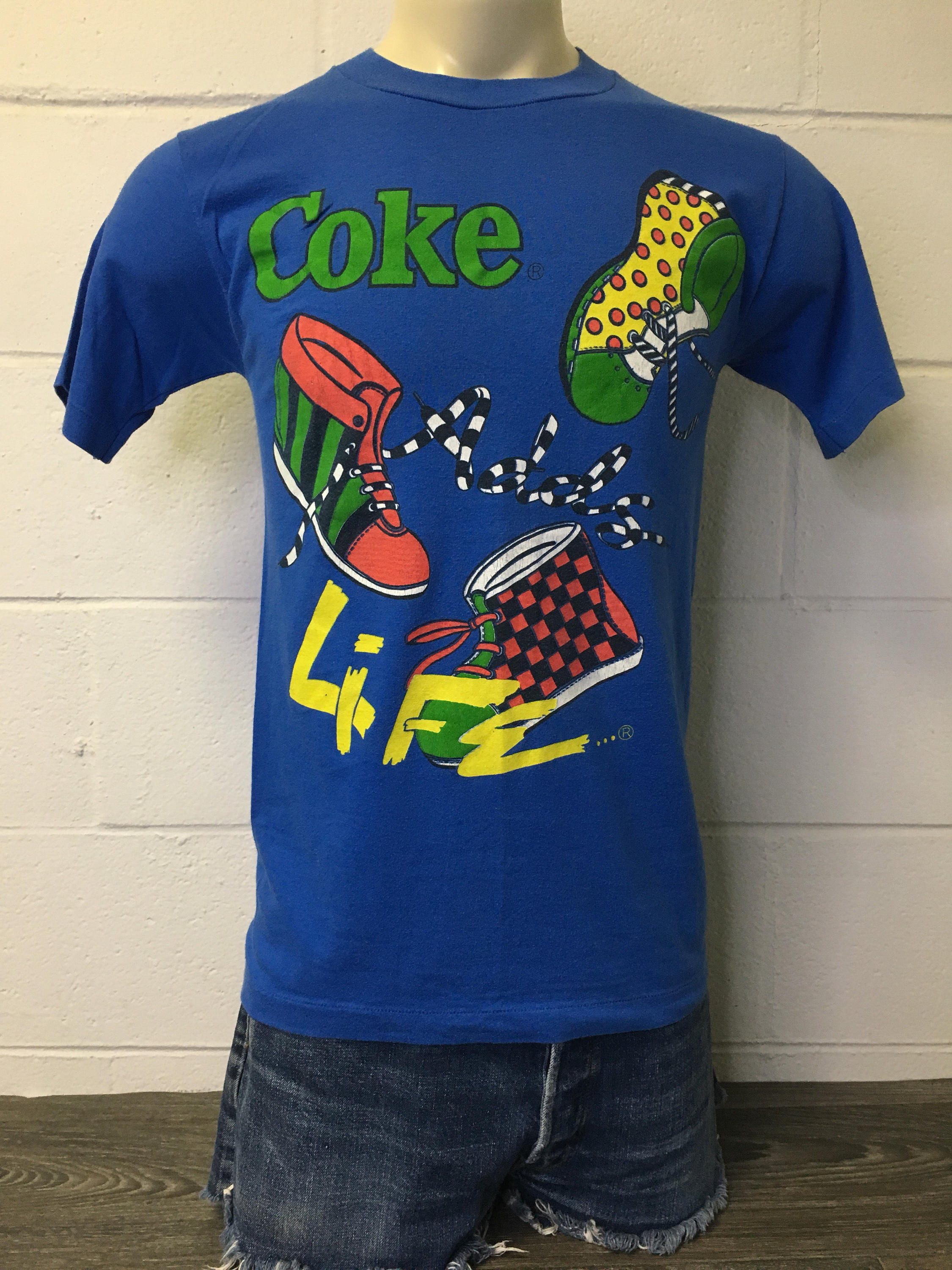 Coke Life Tshirt 1987 80s Vintage Coca Cola Official Wearables | Etsy