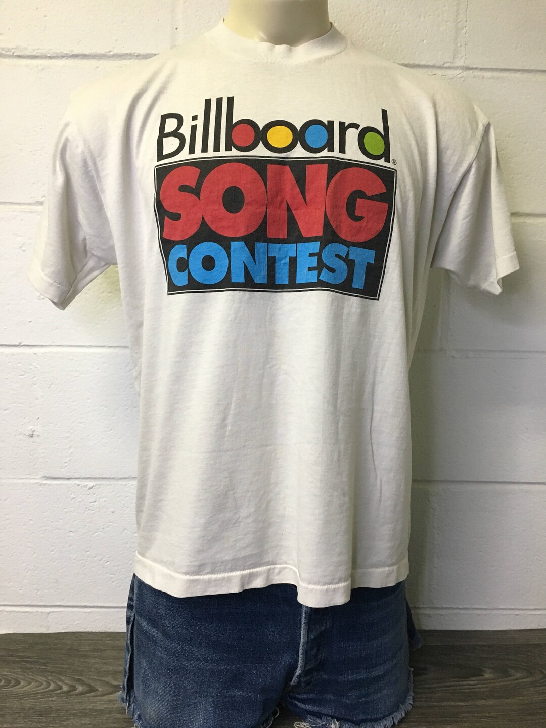 Billboard Song Contest Shirt 90s Vtg Music Competition Band Singer ...