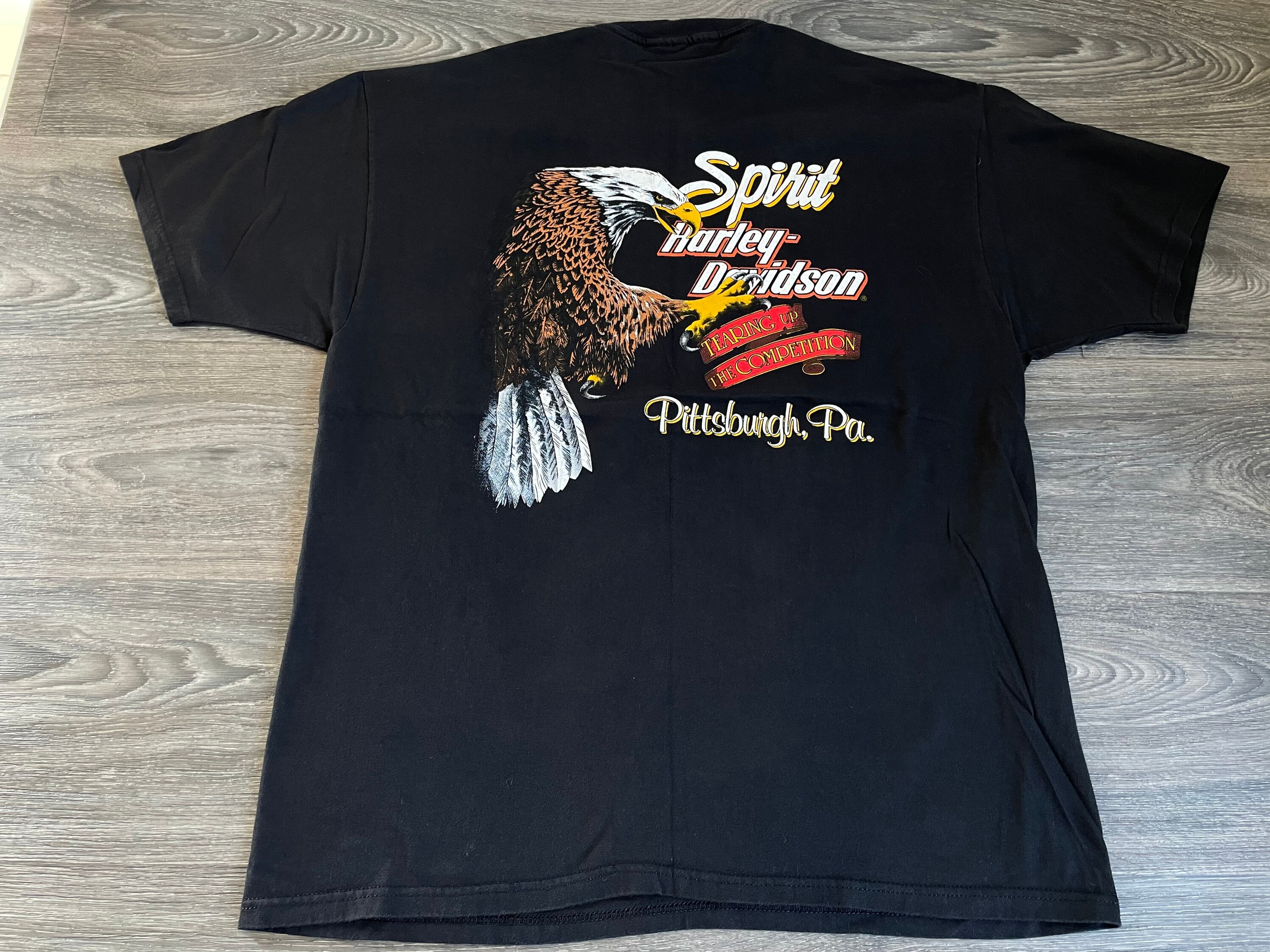 Harley Davidson Shirt 1997 Vintage Fire Flames Deadstock Harley Davidson Shirt 1997 Vintage Fire Flames Deadstock