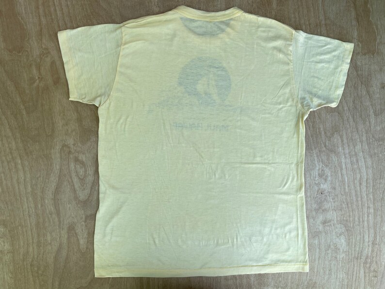 Poly Tees Hawaii Shirt 70s Vintage Maui Sailboat Island Sunset - Etsy