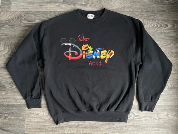 Walt Disney World Sweatshirt 90s Vintage Super Soft Colorful Walt Disney World Sweatshirt 90s Vintage Super Soft Colorful