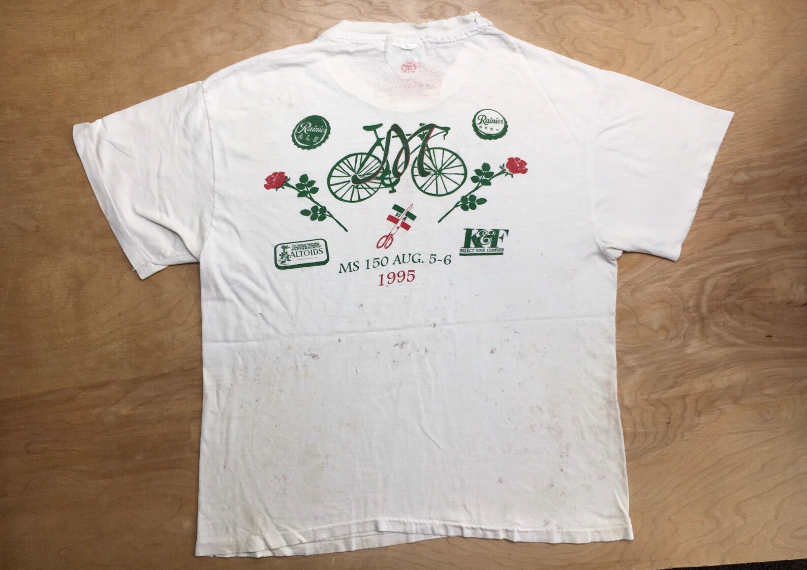 Le Bistro Montage Shirt 1995 Portland Vintage 90s Distress | Etsy