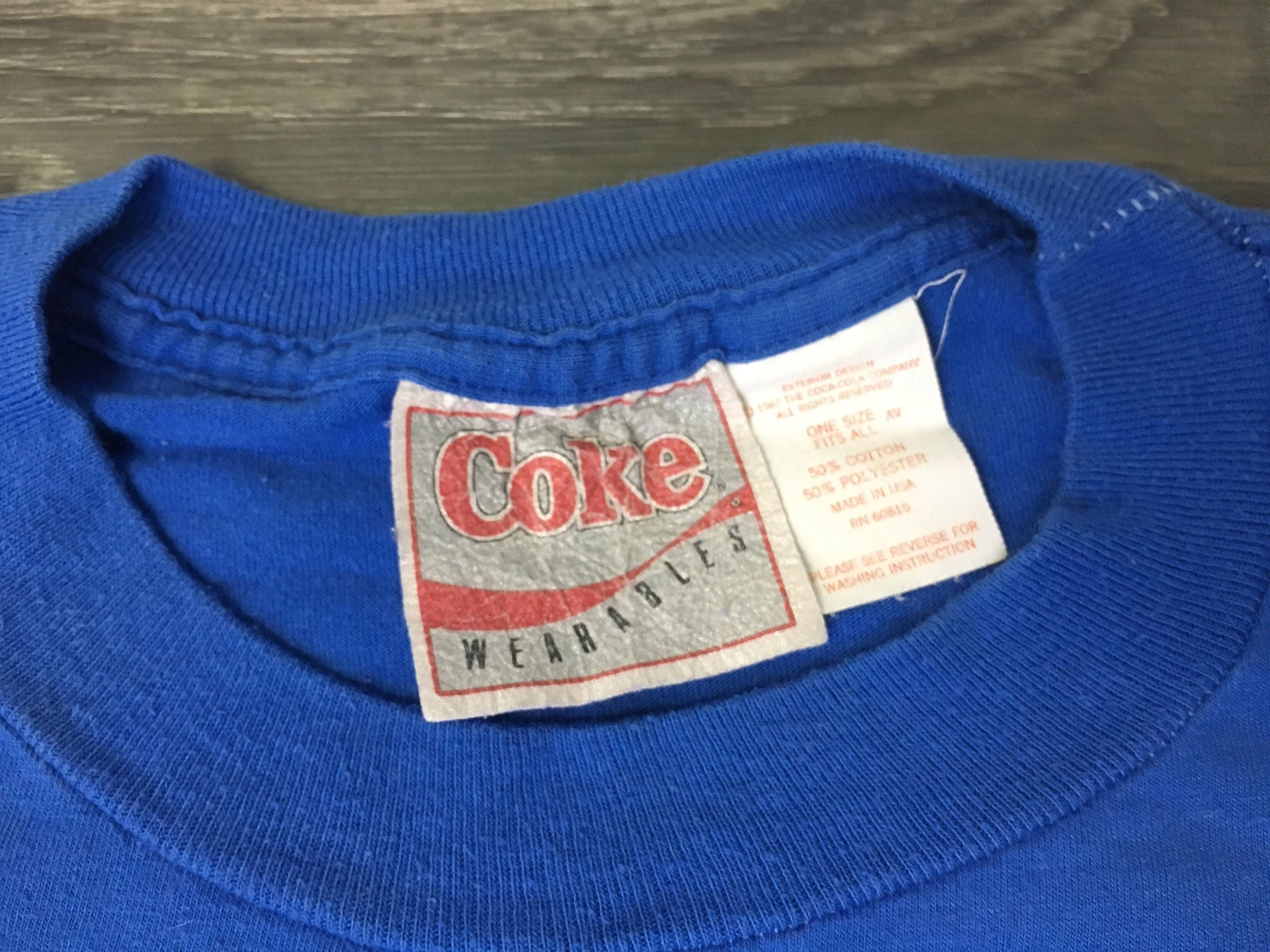 Coke Life Tshirt 1987 80s Vintage Coca Cola Official Wearables | Etsy