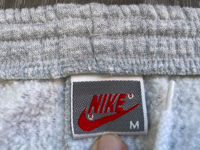 NIKE Sweatpants 90's Vintage Gray Tag Thick Pants Classic - Etsy