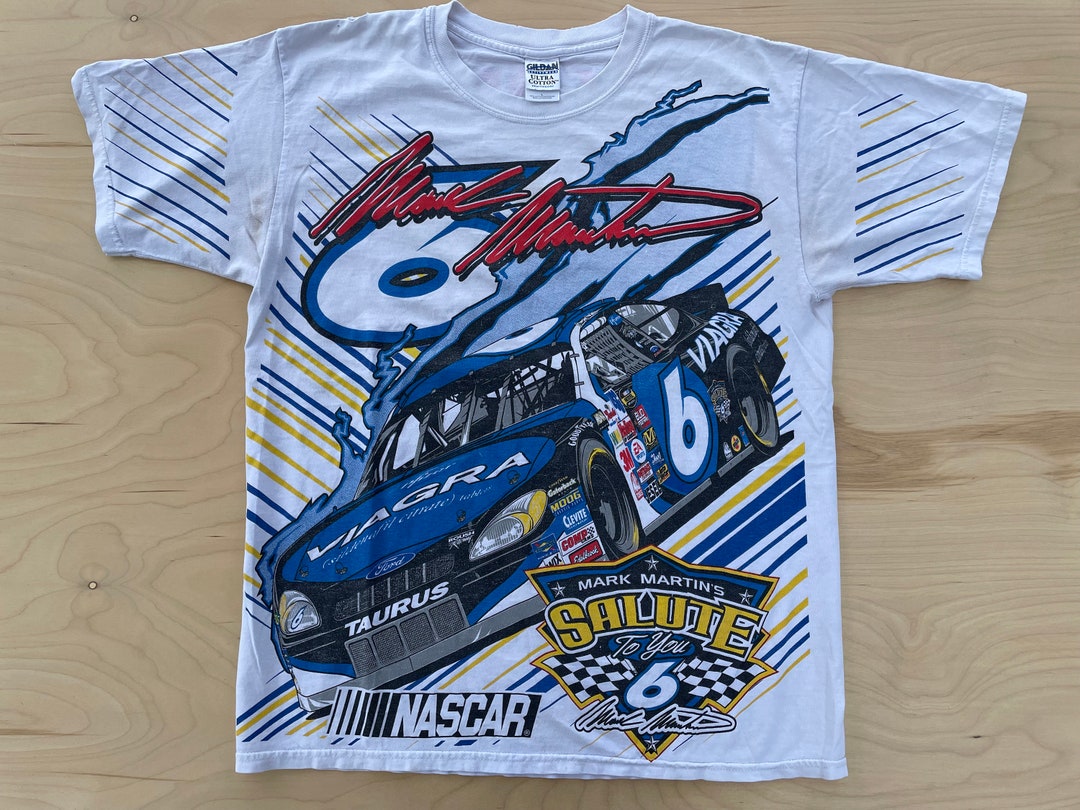 NASCAR Mark Martin Shirt 90s Y2K Vintage Viagra Nextel Cup Roush Racing ...