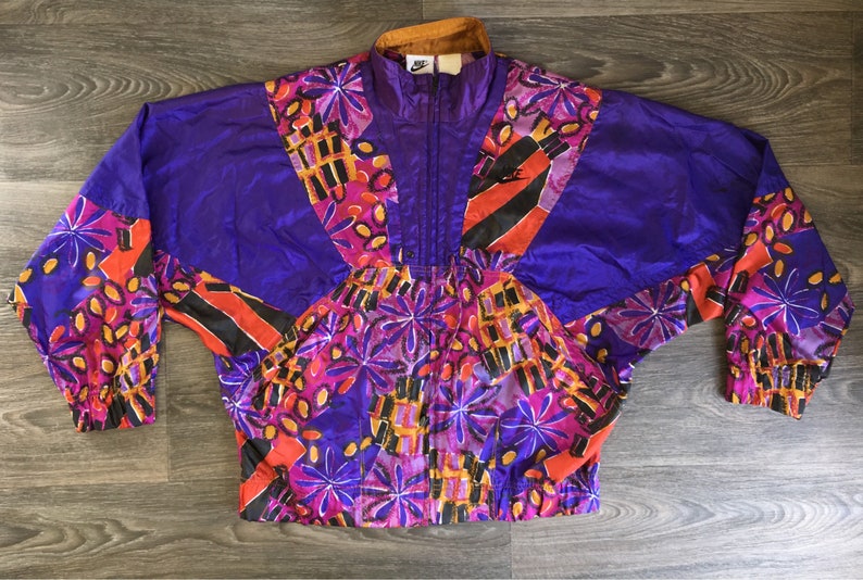 NIKE ELITE Windbreaker Jacket 90's Vintage/ Fresh Prince Hip Hop Full ...