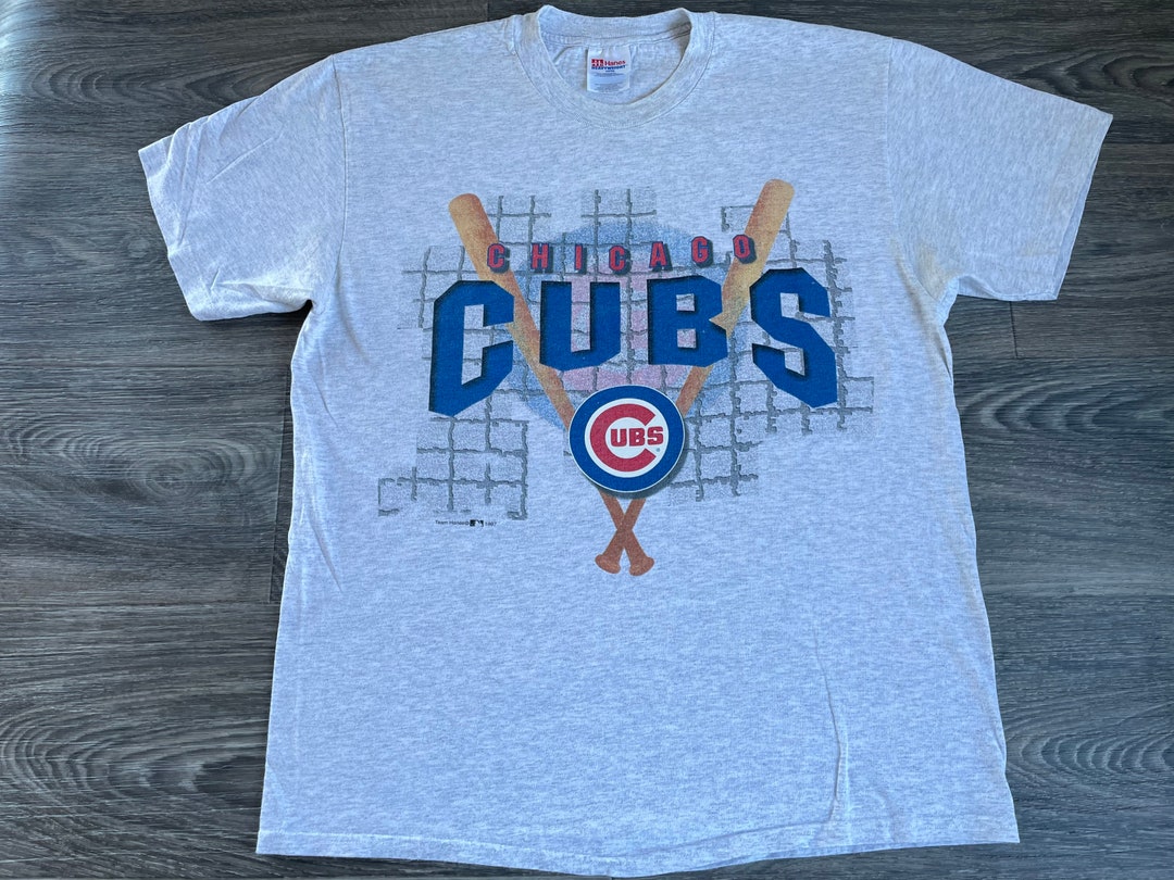 Chicago Cubs Shirt Vintage 1997 Wrigley Field Single Stitch Sleeves ...