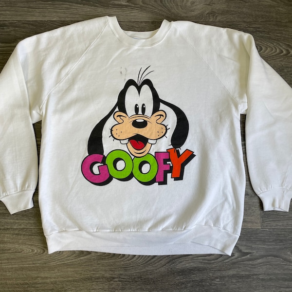 White Goofy Sweater - Etsy