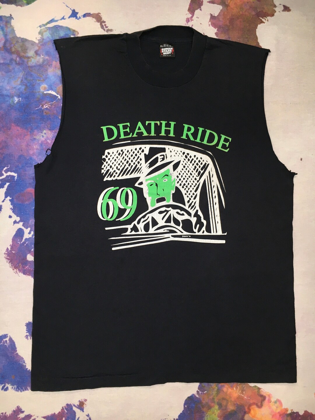 Death Ride 69 Shirt Vintage 1990 Rare Industrial Tribal Garage Band Tee ...