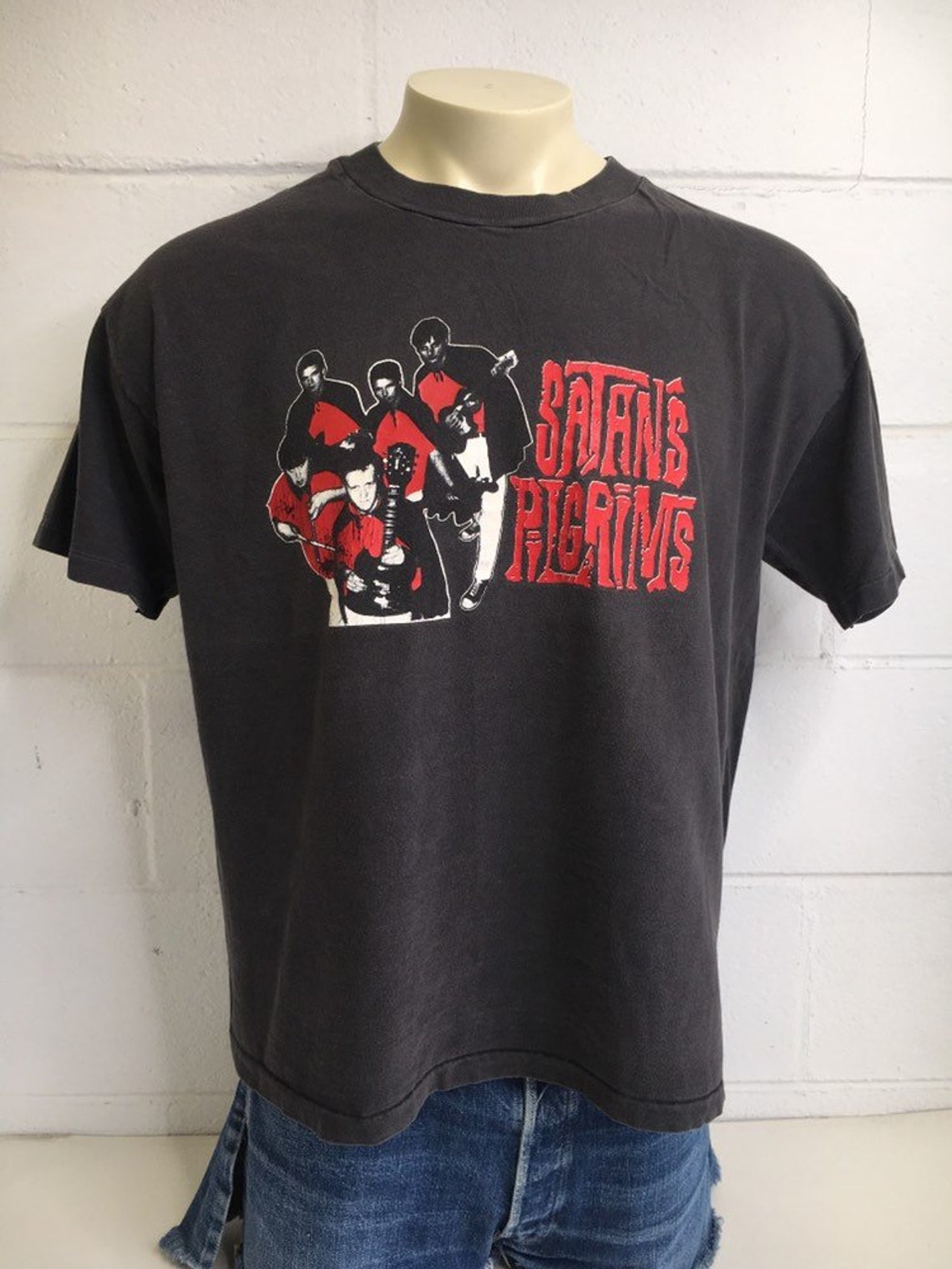 SATAN'S PILGRIMS Shirt Vintage 90s Band Tshirt Portland Oregon Surf ...