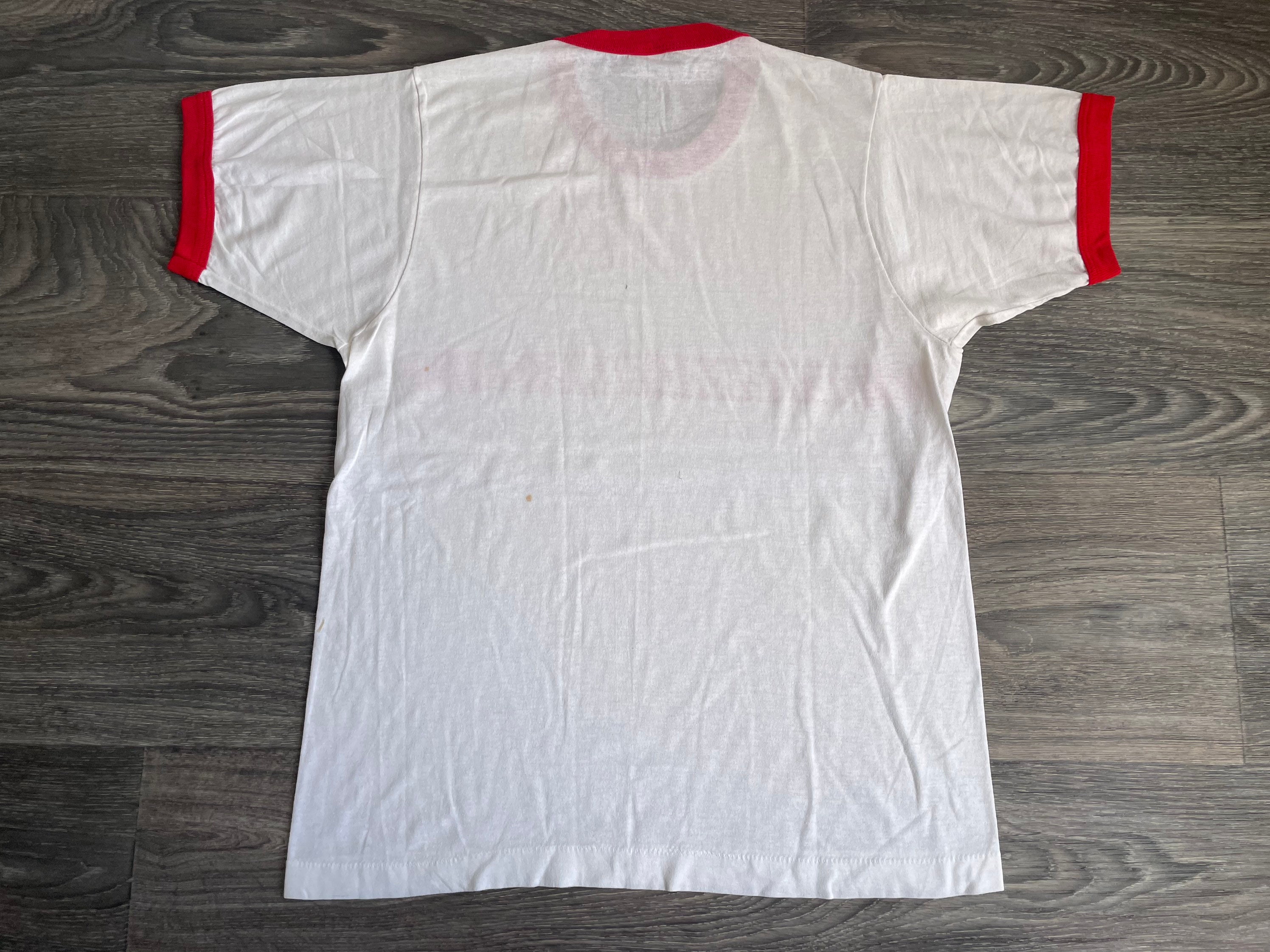 General Tire Shirt 80s Vintage Ringer Logo Ad Promo Tshirt USA Screen ...