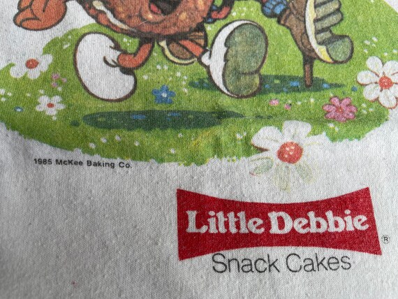 Little Debbie Ringer Shirt 1985 Vintage Advertisement… - Gem