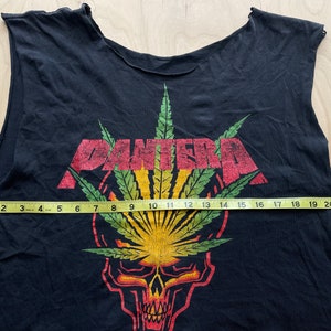Pantera Shirt Reworked 1997 Vintage 101 Proof Weed Skull Art Band ...