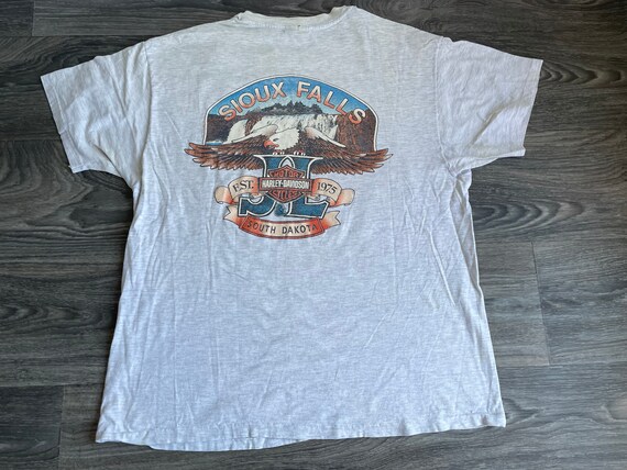 Harley Davidson Sturgis Motorcycle Rally Shirt 1995 V… - Gem