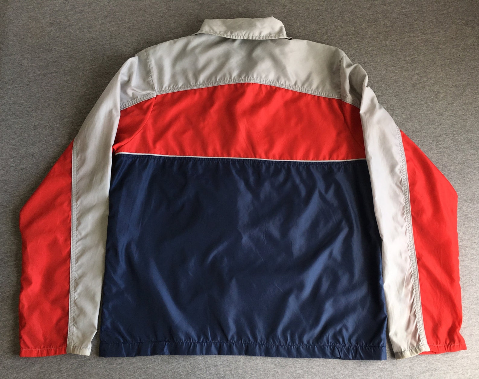 NIKE WINDBREAKER Jacket 80's Vintage/ Blue Tag Pull Over Half Zip ...