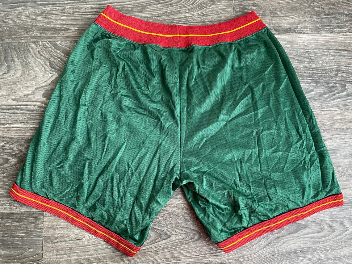 Seattle Supersonics Vintage 80s Sonics Champion Shorts Basketball Mesh ...
