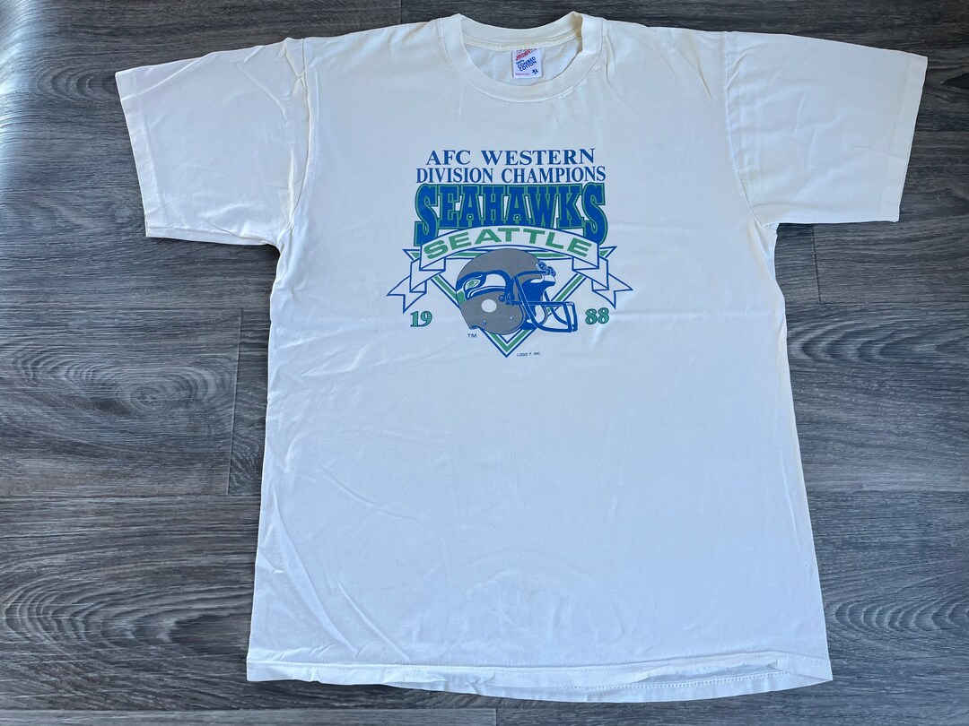 Seattle Seahawks Shirt Vintage 1987 Western Conference Champs Football ...