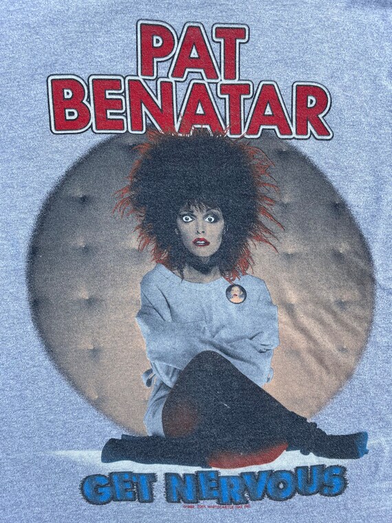 Pat Benator shirt vintage 1982 tour Straight Jacket S… - Gem