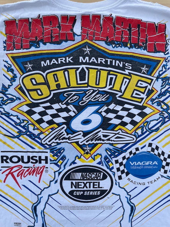 NASCAR Mark Martin shirt 90s Y2K vintage Viagra Nexte… - Gem
