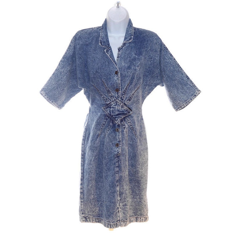 Acid Wash Dress - Etsy
