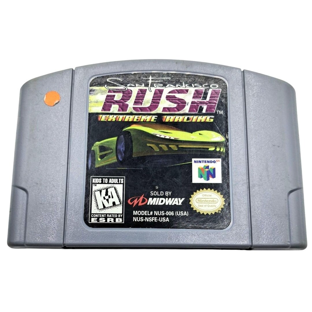 San Francisco Rush Extreme Racing Nintendo 64 Game Cartridge - Etsy