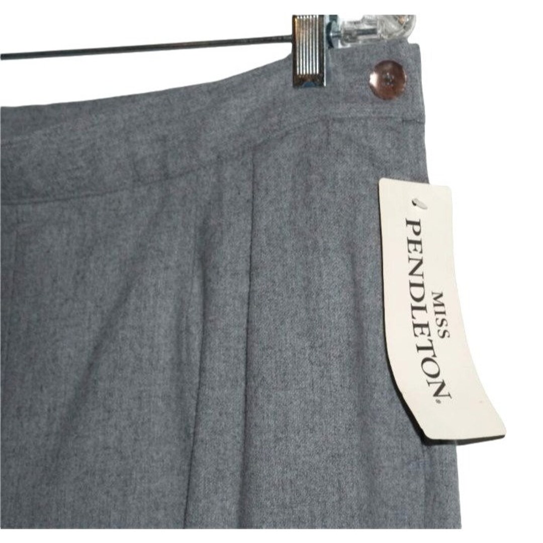 Vintage Pendleton Wool Pants Gray Trousers Womens Size 14 Miss High ...