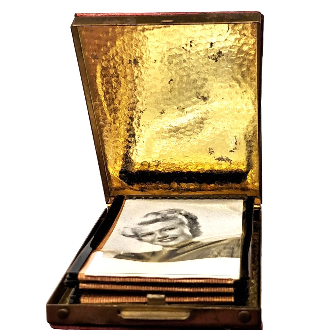 Vintage Compact Photo Album Mini Miniature Photo-pak Accordian Sleeves ...