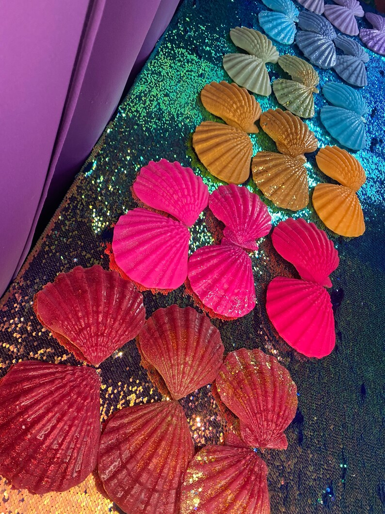 XL Soft Mermaid Seashells - Etsy