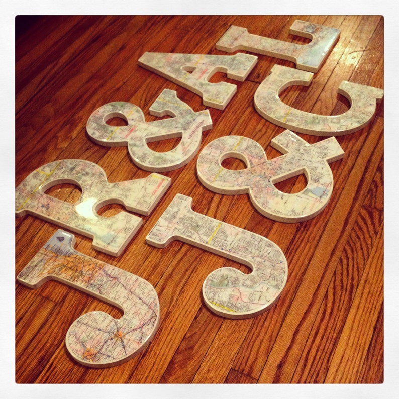 Custom Map Letter Initials Hometown City State Country - Etsy